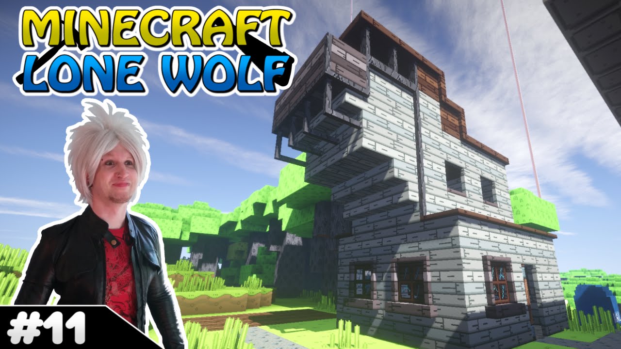 Minecraft Lone Wolf┃LEANING TOWER OF CHEESE-A!┃#11 - YouTube