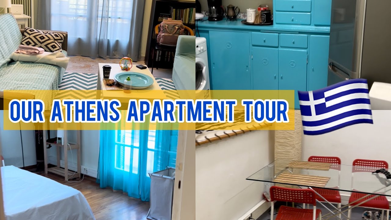 Tour our Athens Apartment!! We moved to Greece | Greece Vlog - YouTube