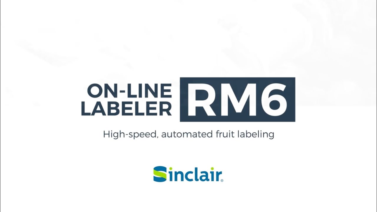 On-Line Fruit Labeling Solution: Sinclair RM6 - YouTube