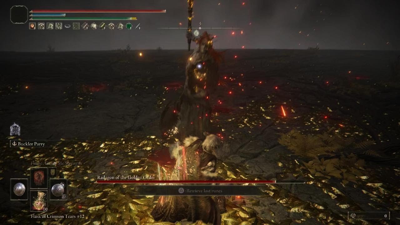 Elden Beast / Radagon Parry Kill No Hit - YouTube