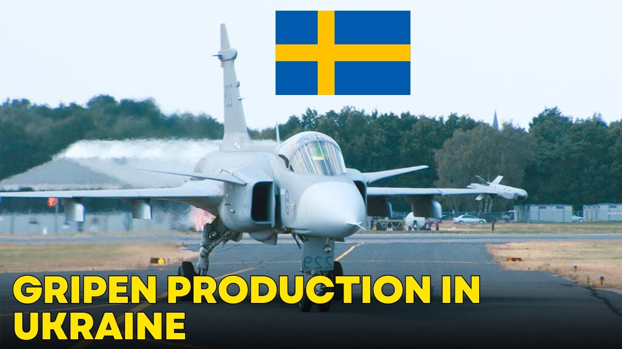 Saab may open Gripen fighter jet production in Ukraine - YouTube