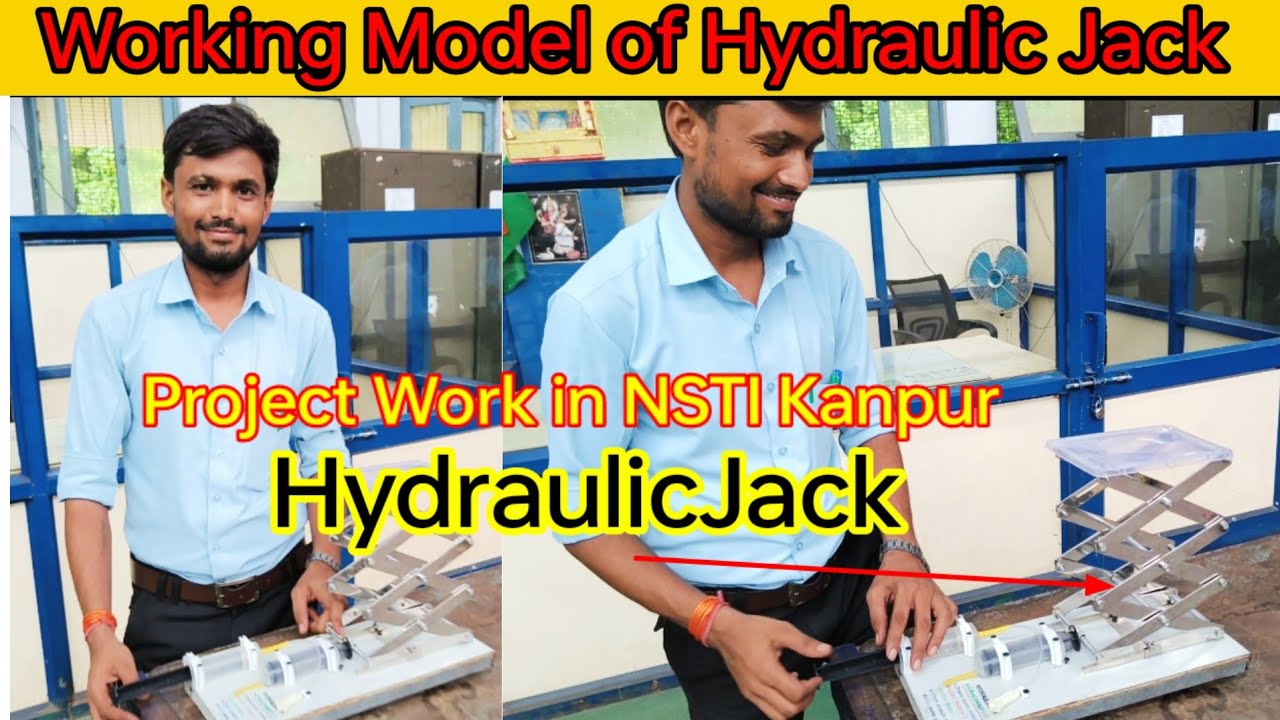 Working Model of Hydraulic Jack !! How A Hydraulic Jack Work on Pascal ...