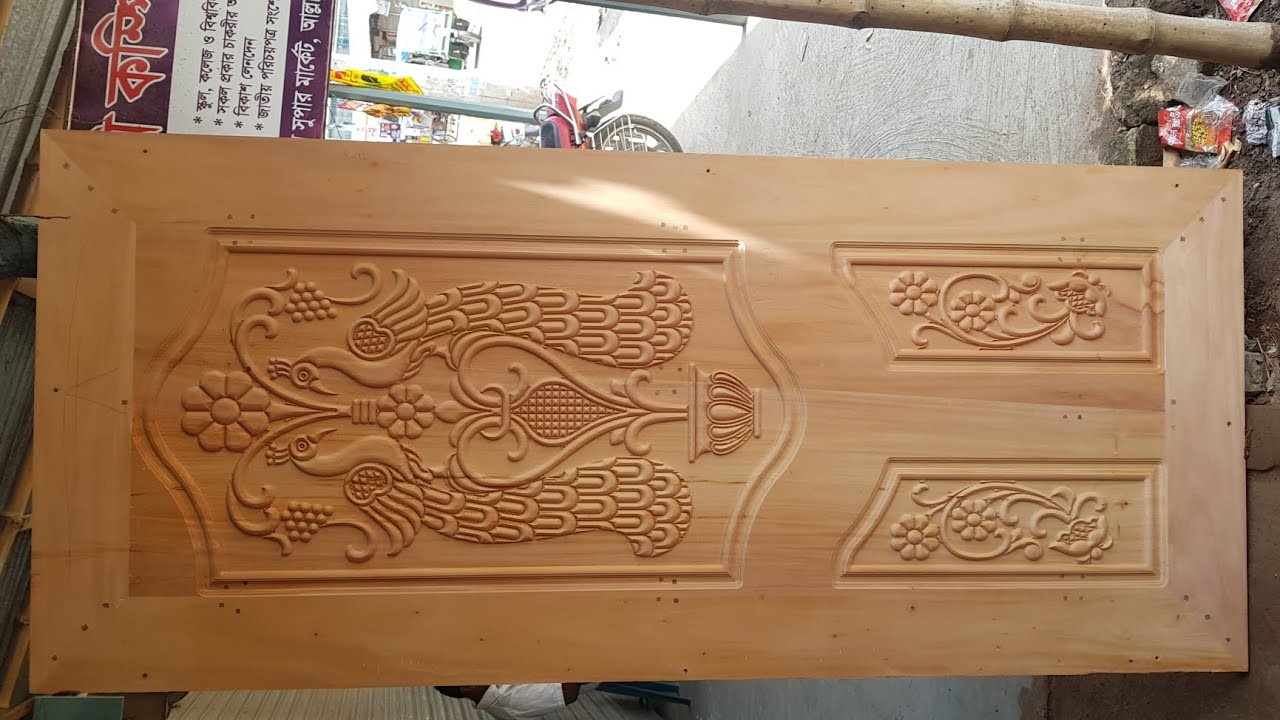 2d Mayur door design // ময়ুর দরজা নকশা - YouTube