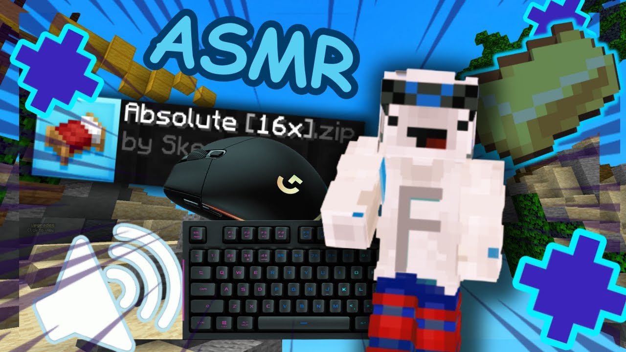 Relaxing Keyboard + Mouse Sounds ASMR | Pika Network - YouTube