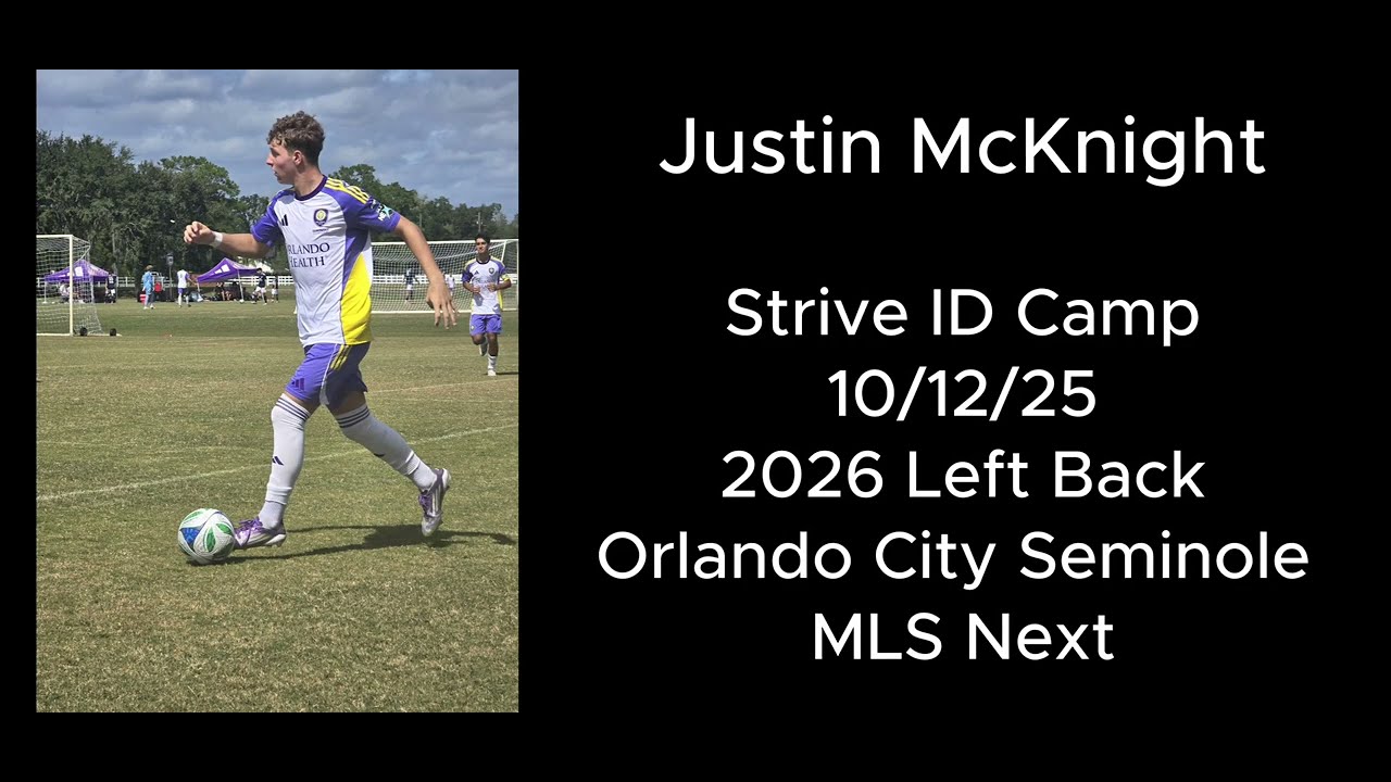 Justin McKnight Strive ID Camp - YouTube