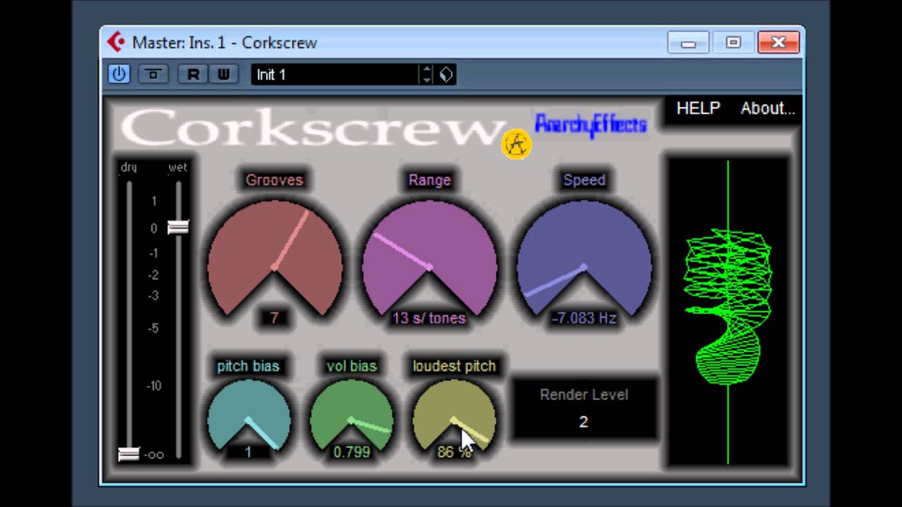 Corkscrew by anarchy sound software video 1 - YouTube