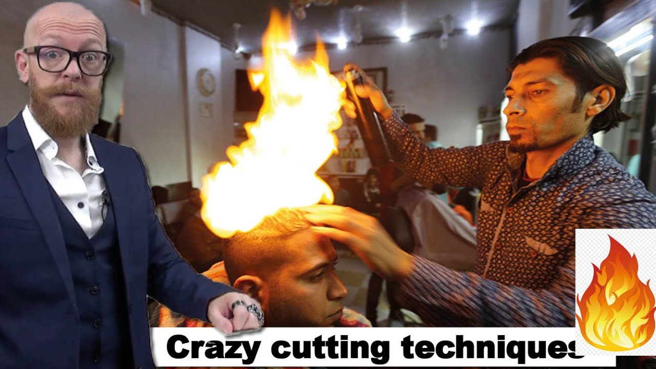 Crazy FIRE Haircuts! Hairdresser Reacts to Insane Styling Risks! - YouTube