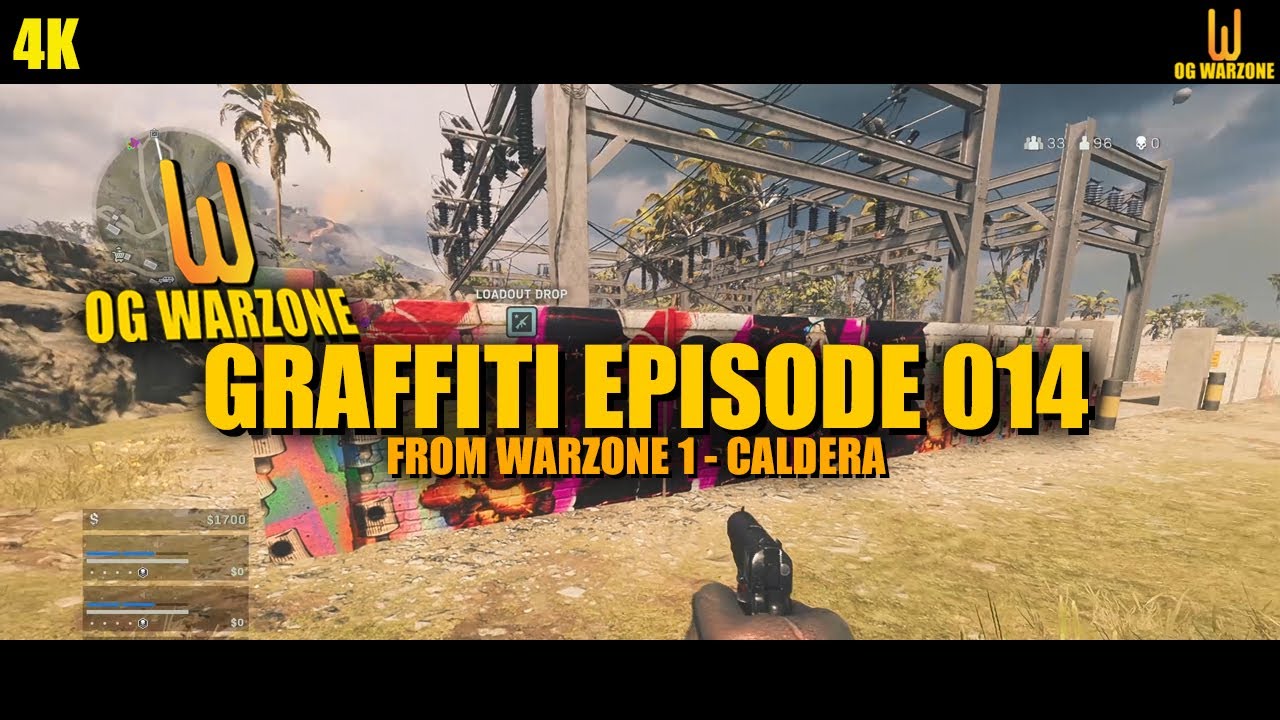 GRAFFITI EPISODE 014 / CALDERA - (ARSENAL) - WARZONE 1 - CALL OF DUTY ...