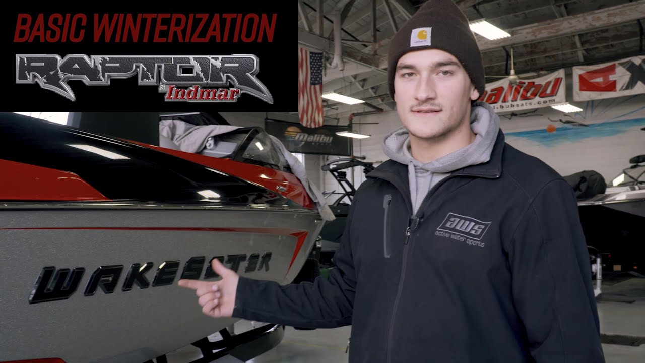 Basic Winterization on Indmar Raptor Engine - YouTube