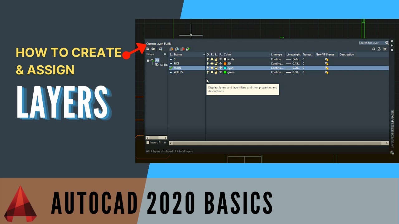 AUTOCAD - ASSIGN LAYERS - YouTube