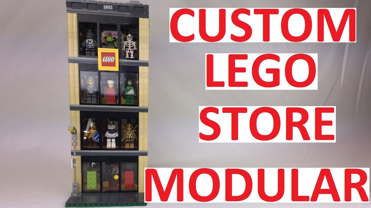 Custom Lego Modular MOC - Lego Store for My City - YouTube