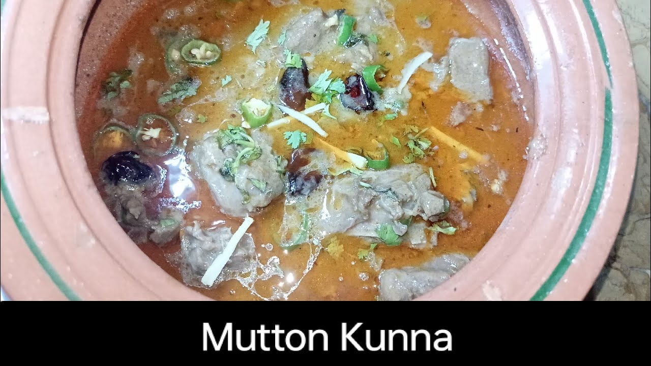 Mutton Kunna | Chinioti Mutton Kunna Recipe by Chef Maheen - YouTube