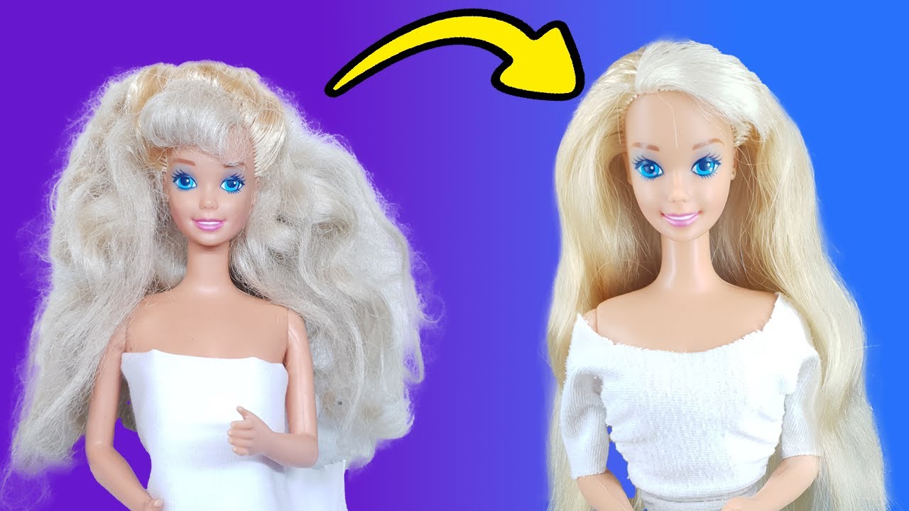 Barbie Makeover Transformation 💅🏻| Barbie cambio de imagen | बार्बी ...