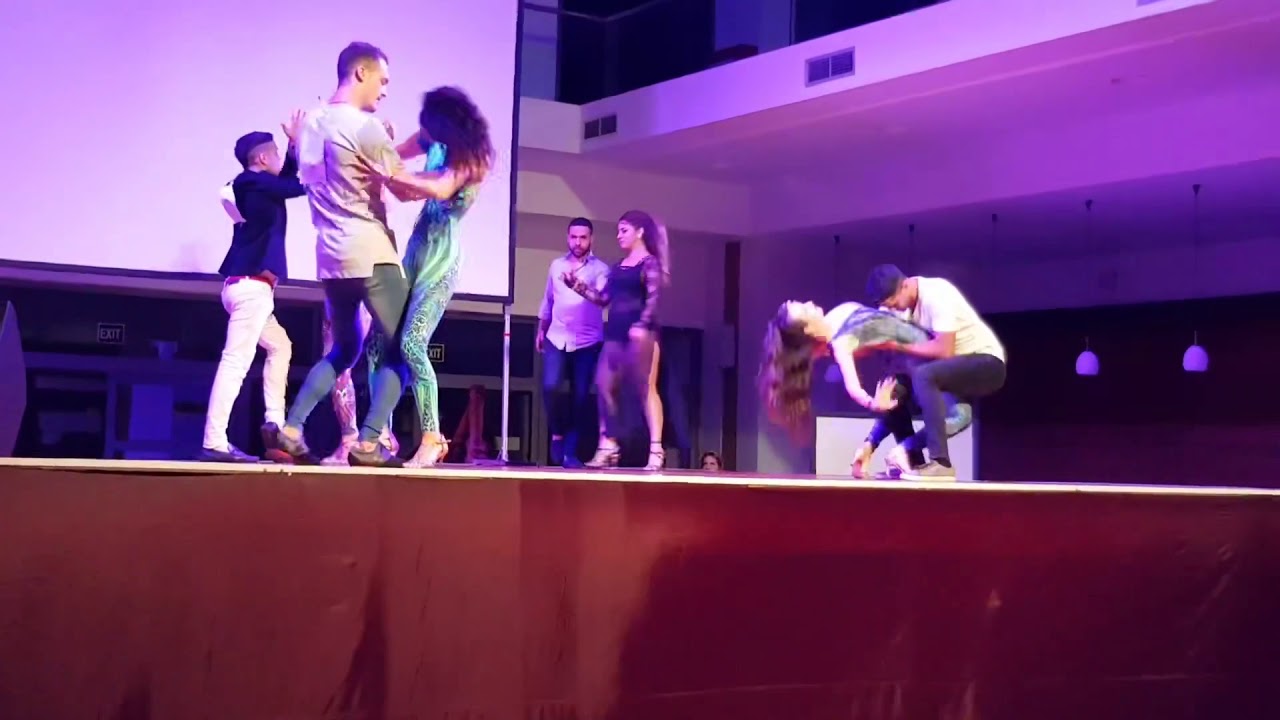 Social dance competition at Bachata KING festival in Kos, Greece. Omri ...