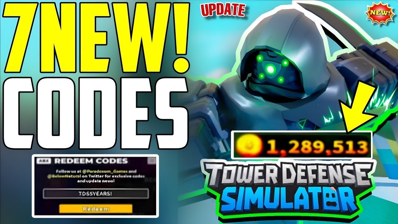 ⚠️UPDATE!!⚠️ *NEW* CODES TOWER DEFENSE SIMULATOR ROBLOX CODES 2025 TDS ...