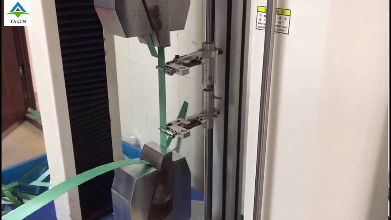 How to test pet strap ? PET packing strap Test . professional packing ...