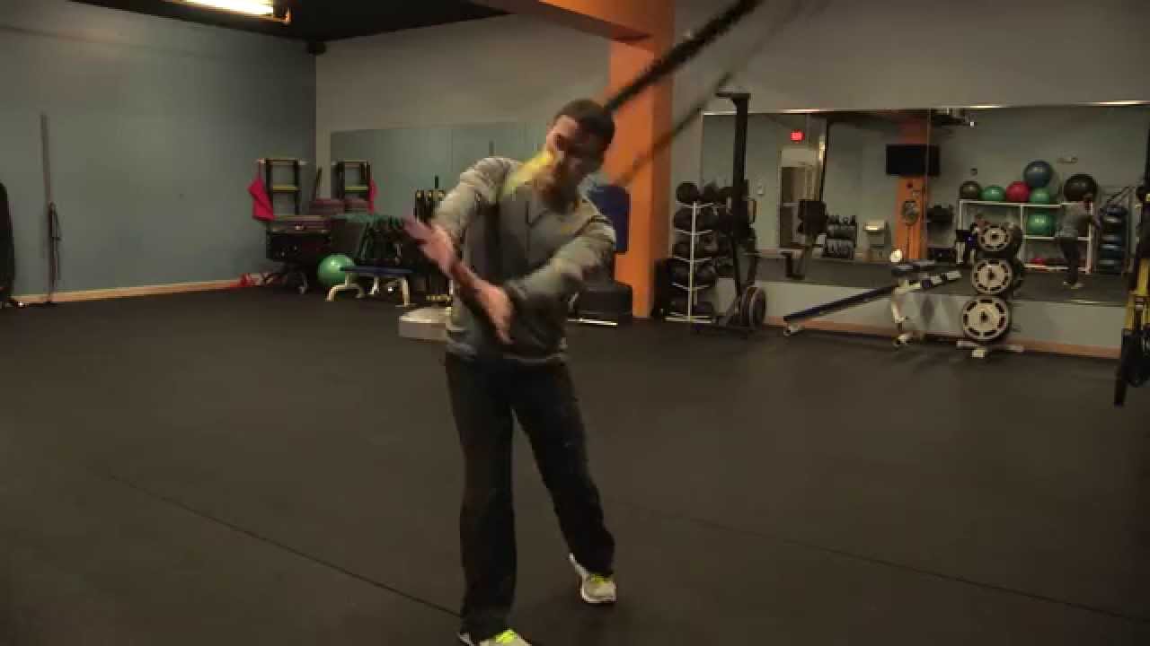 TRX Golf Swing with Full Rotation - YouTube