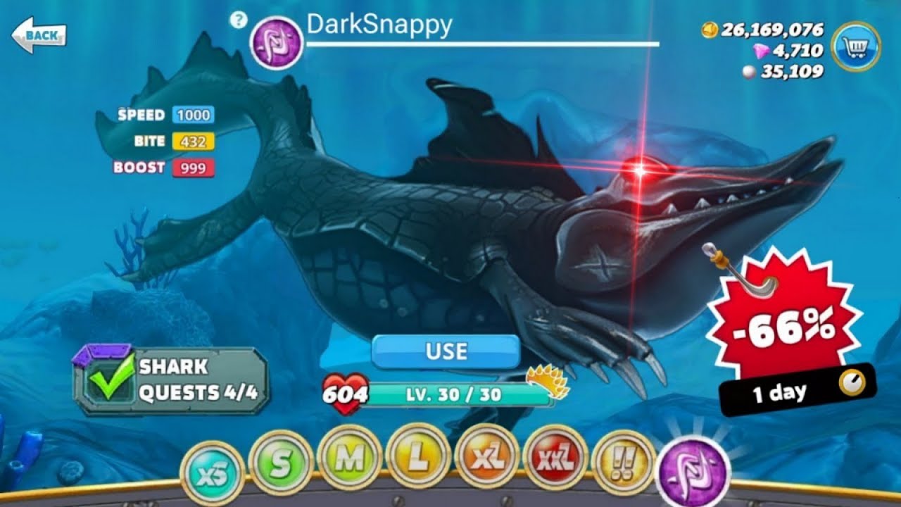 GOT NEW MR SNAPPY 66% OFF + TRAILER AND GAMEPLAY - Hungry Shark World ...