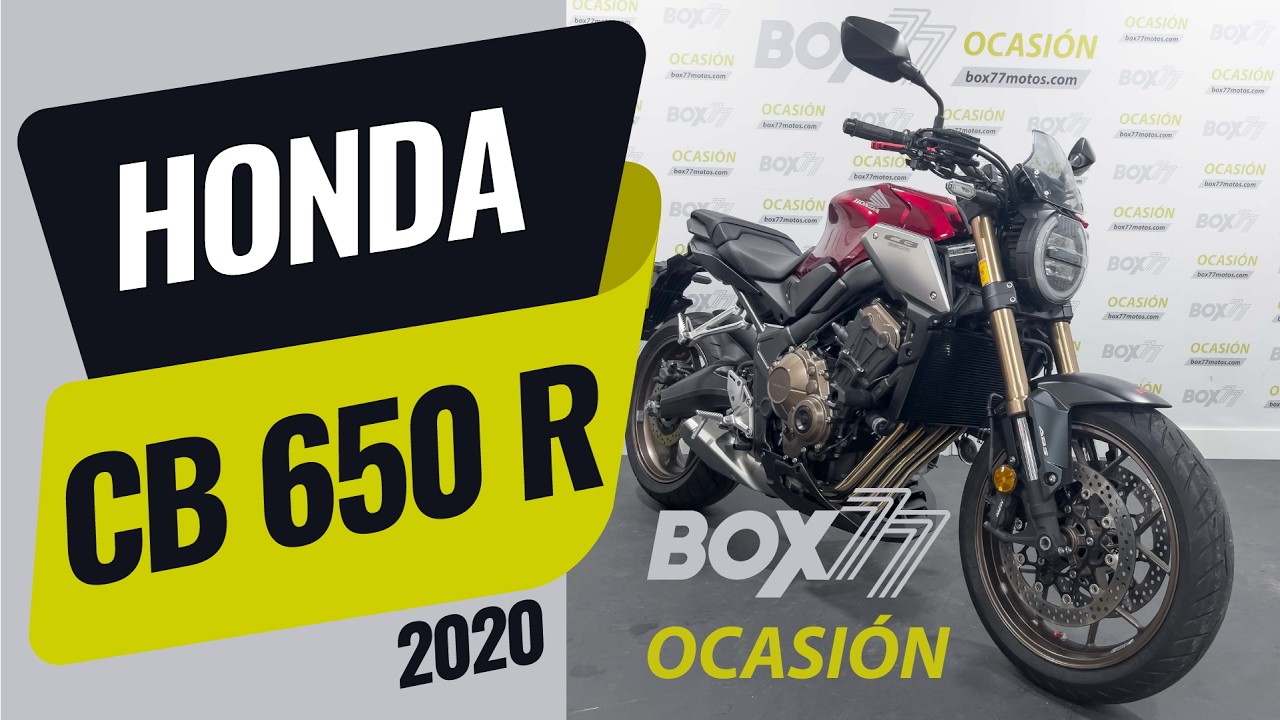Vídeo de la Honda CB 650 R del año 2020 (vendida) - YouTube