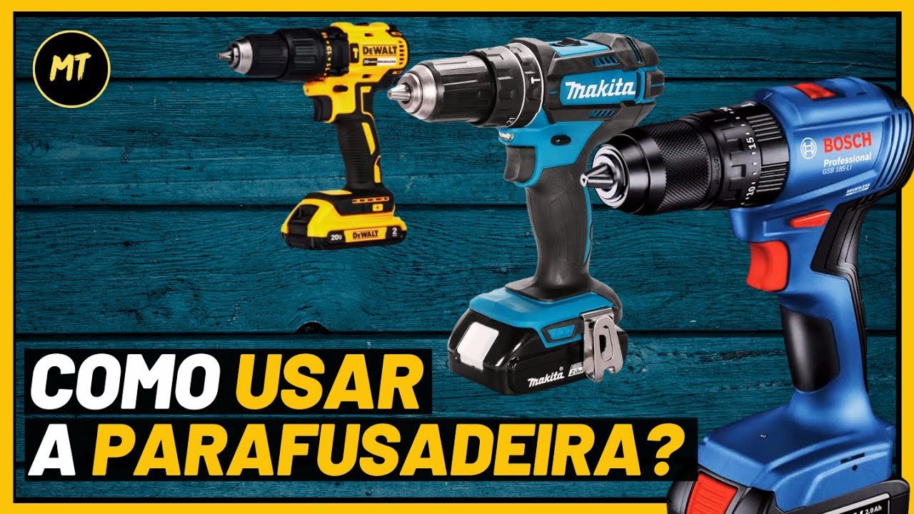 COMO USAR A PARAFUSADEIRA?: Técnicas e Segredos Revelados!! - YouTube