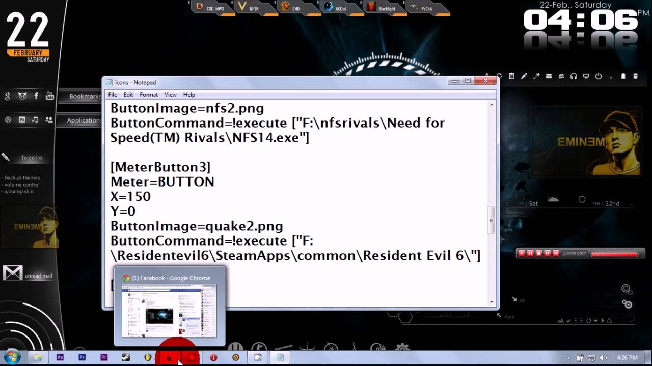 Editing paths in rainmeter skins......! - YouTube