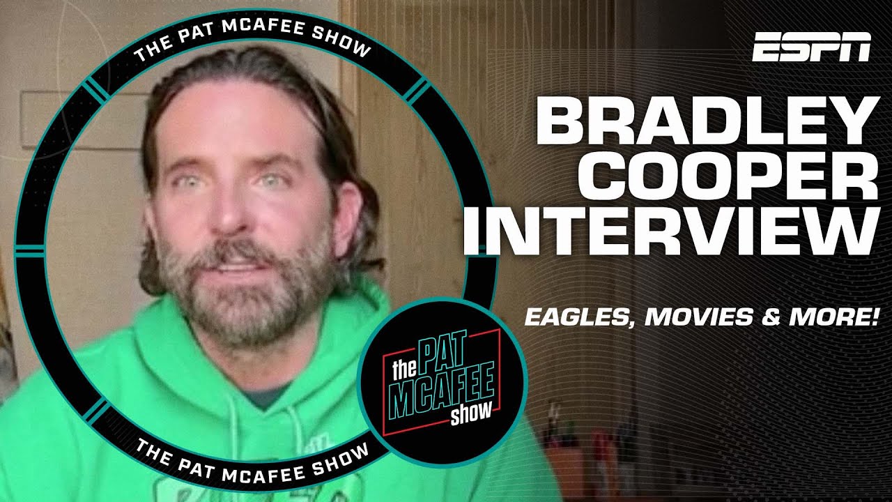 Bradley Cooper on introducing Eagles at SB: 'Felt as big as singing at the Oscars' | Pat McAfee ...