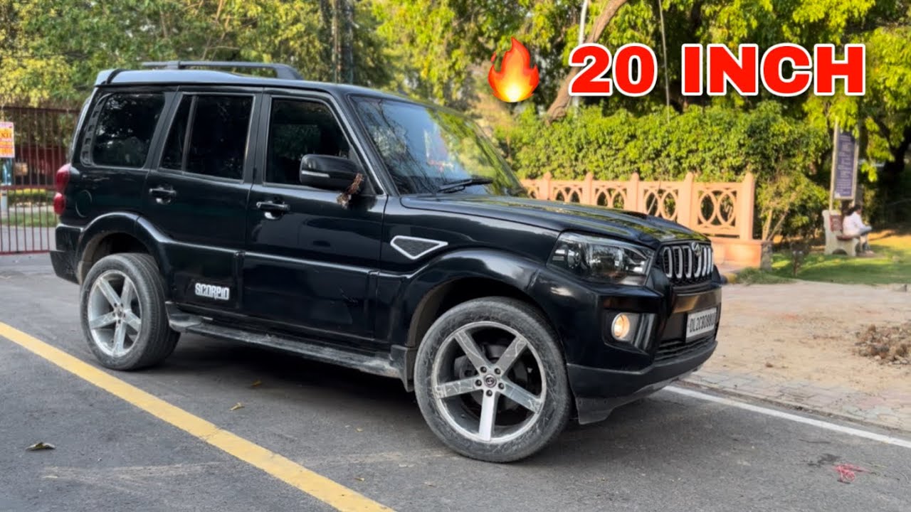 Modified Scorpio ️‍🔥 | 20 inch Alloy Wheels | HARSH BAISOYA VLOGS #3 ...