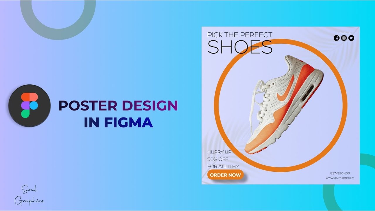 Easy Poster Design Concept In Figma With Soul Graphics ⚡️🔥 - YouTube