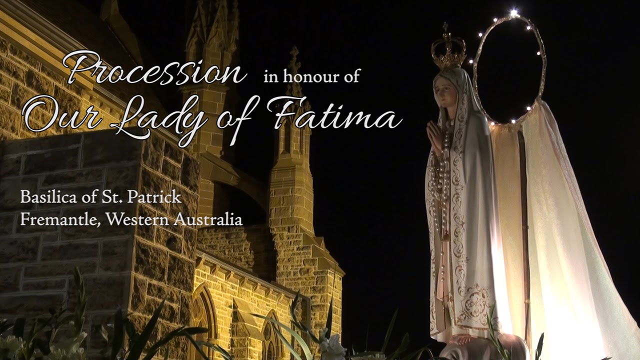Procession in honour of Our Lady of Fatima - YouTube