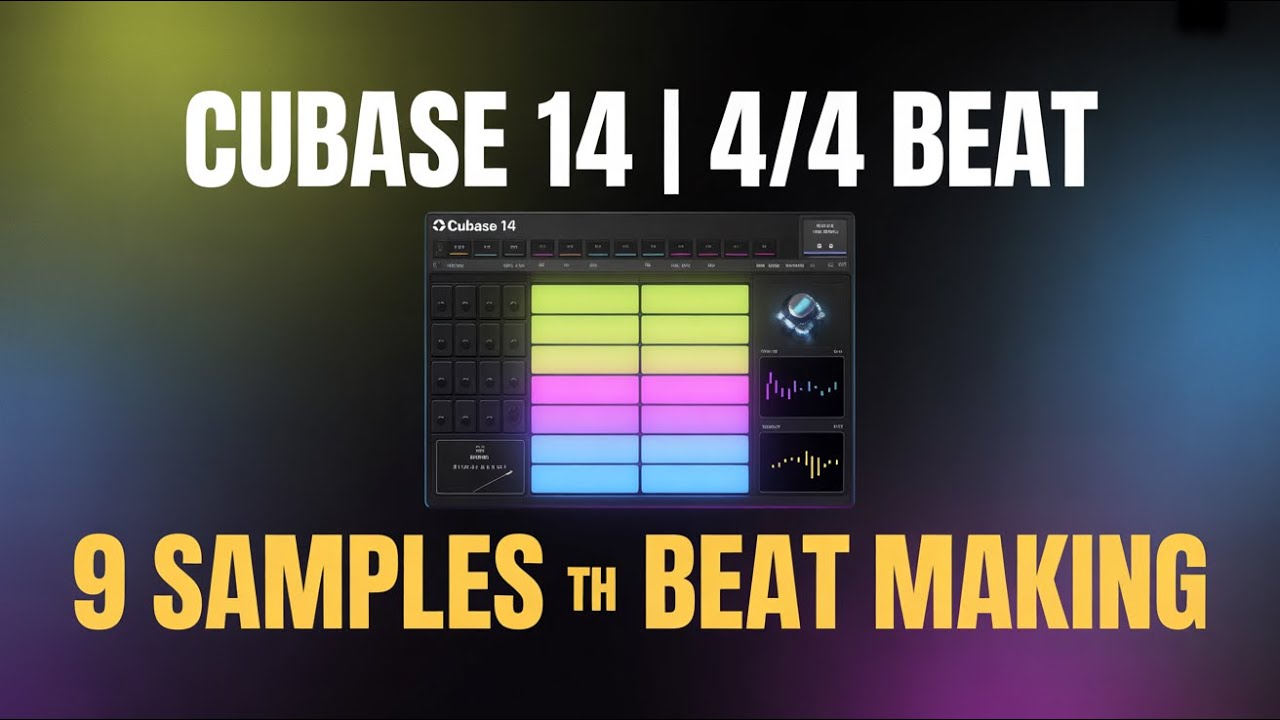 Cubase 14 4/4 Beat Programming Tutorial | 9 Samples से Beat Making ...
