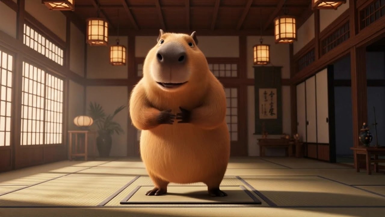 Capybara in Japan - YouTube