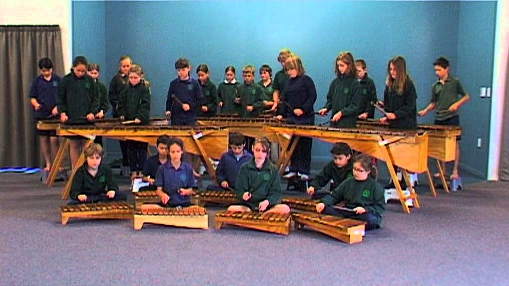 Lynmore School Performance 1 Marimba A group - YouTube