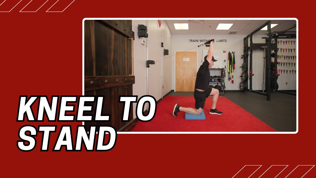 Kneel to Stand | Cable Machine Exercise - YouTube
