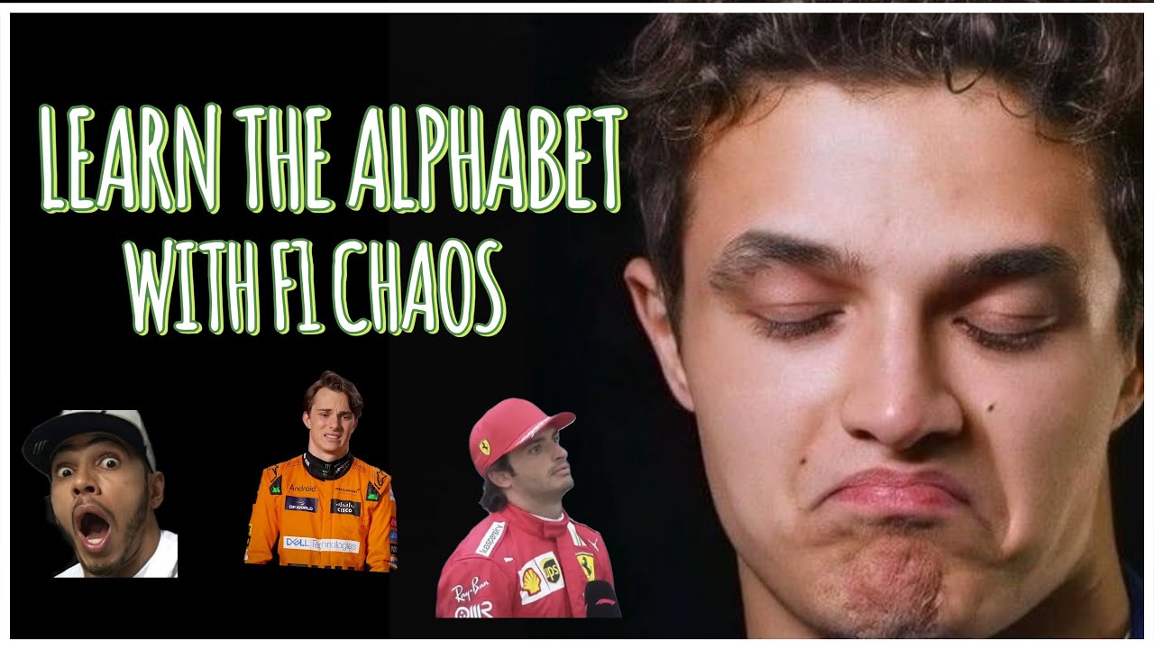 Learn the alphabet with F1 chaos 🏎️ - YouTube
