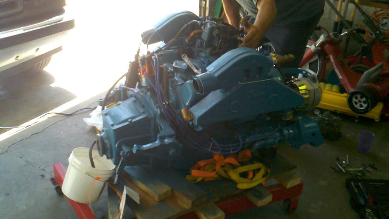 1965 Chris Craft 283 Engine Start Up - YouTube