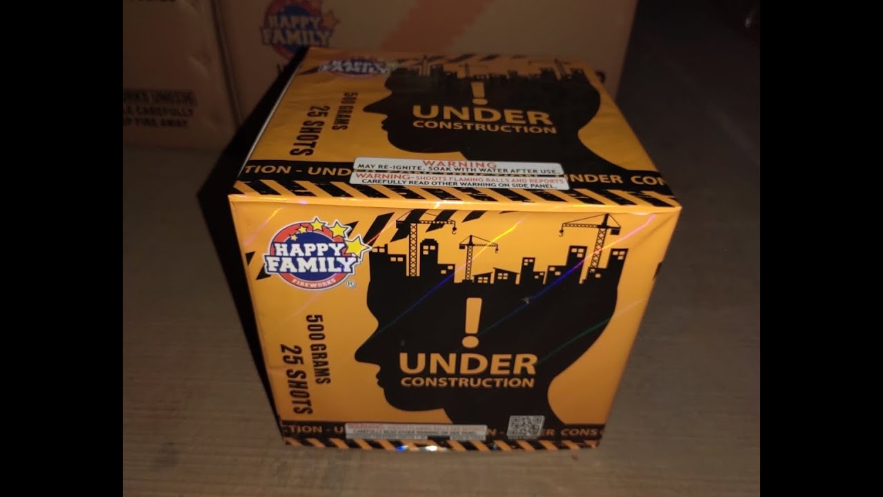 UNDER CONSTRUCTION mass production quality checking new label 25 shots ...
