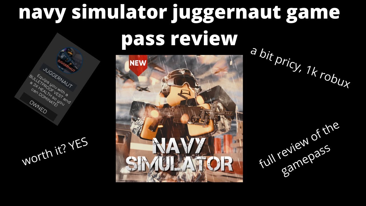 navy simulator juggernaut gamepass review (definitely worth buying ...