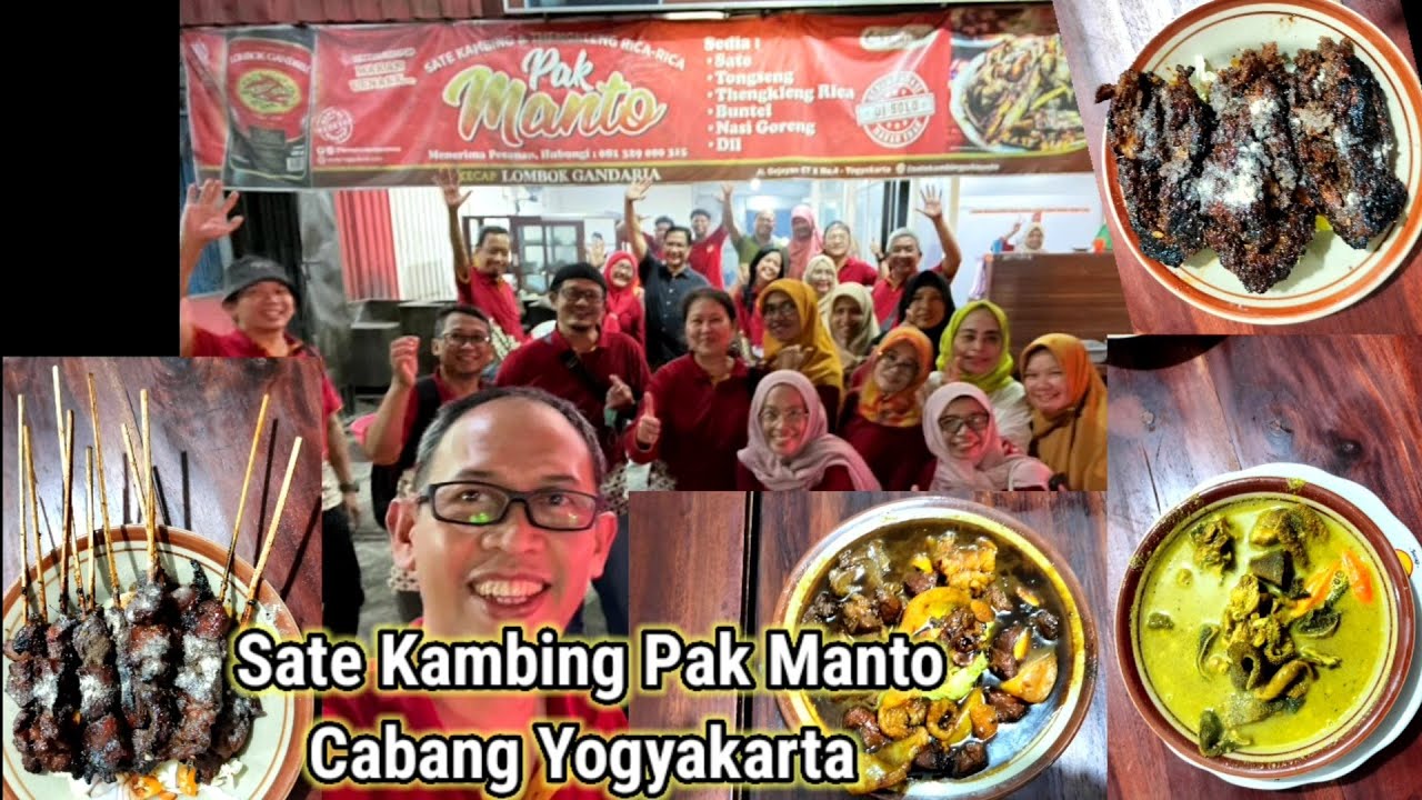 Sate Kambing Pak Manto cabang Yogyakarta/Maknyus banget tengkleng rica ...