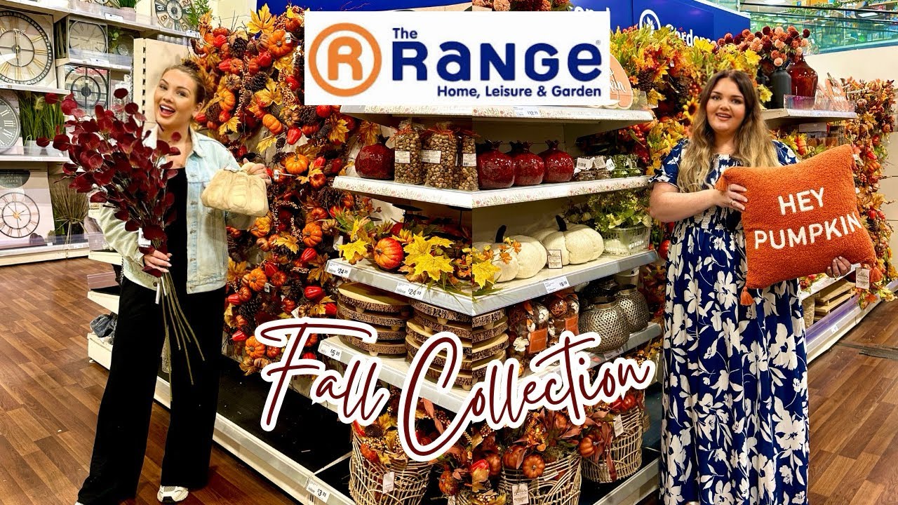 THE RANGE AUTUMN DECOR 2024 🙌🏼 come shop with us | CODE ORANGE 😍🎃 - YouTube