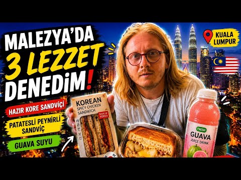 Malezya'da Hazır Kore Sandviçi Denedim!😱Patatesli Peynirli Sandviç ve Guava  Gerçekten Güzel mi?🇲🇾