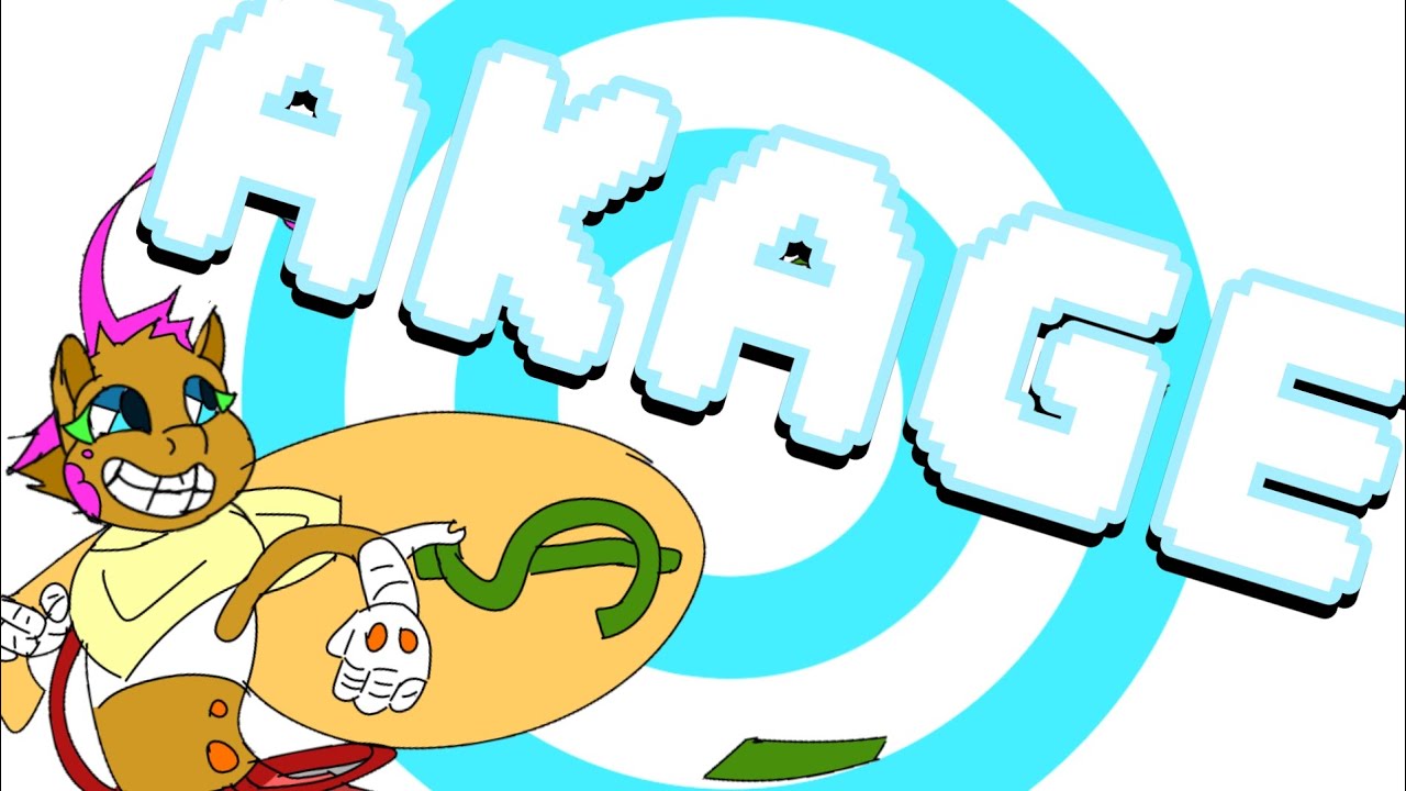 AKAGE animation meme - first time animating on Rough animatior - YouTube