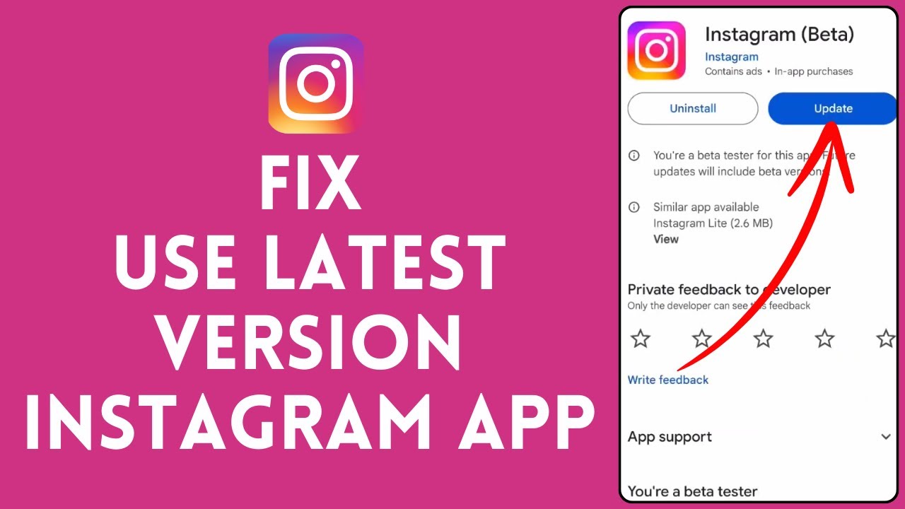 How to Fix Use Latest Version of Instagram App to See this Type of ...