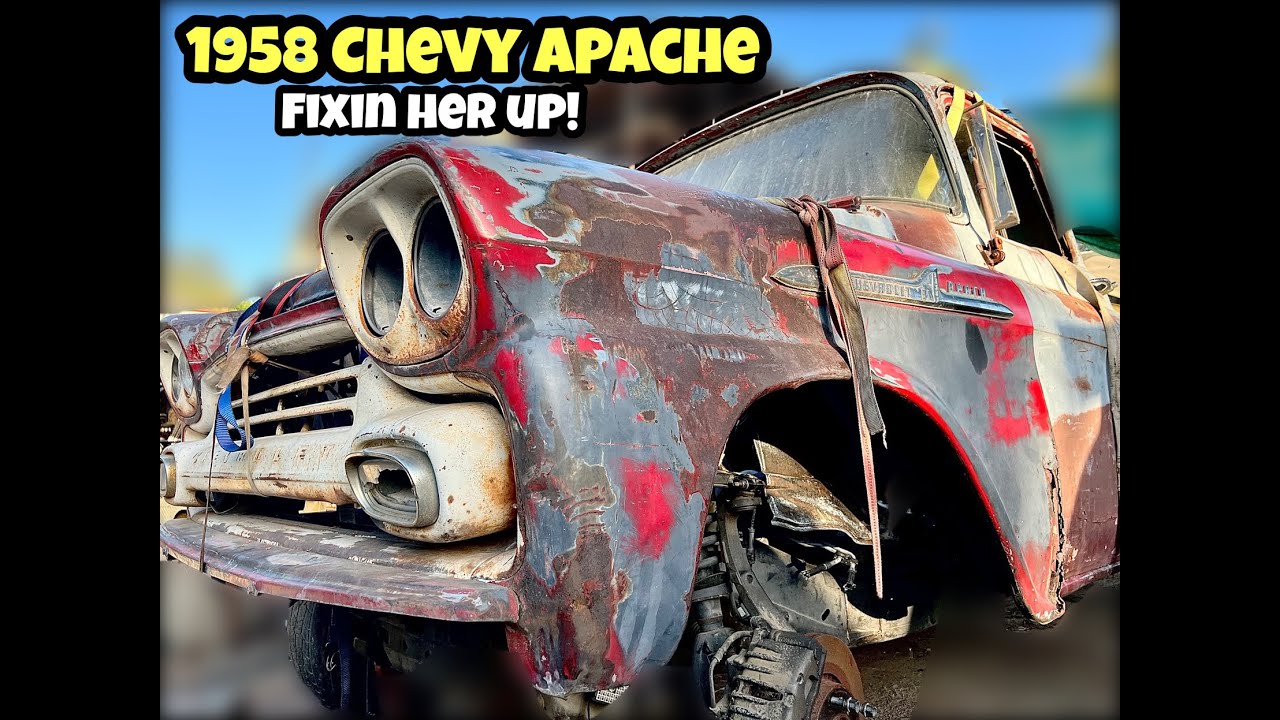 58 Chevy Apache | Pt. 3 | S-10 Chassis Swap | Update - YouTube
