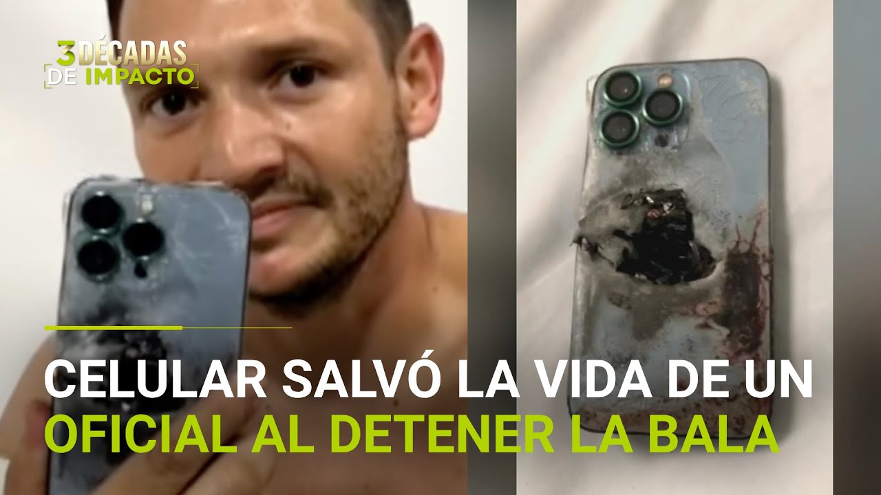 Un celular detiene una bala y le salva la vida a un militar colombiano ...