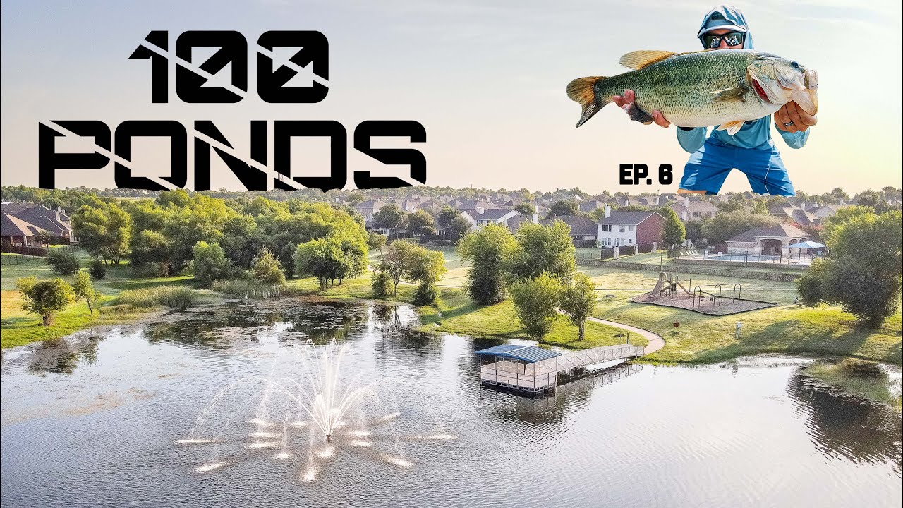 This Neighborhood Pond LOADED With Bass?? (100 Ponds Ep. 6) - YouTube