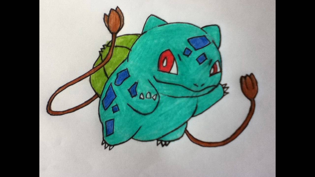 How To Draw Bulbasaur - YouTube