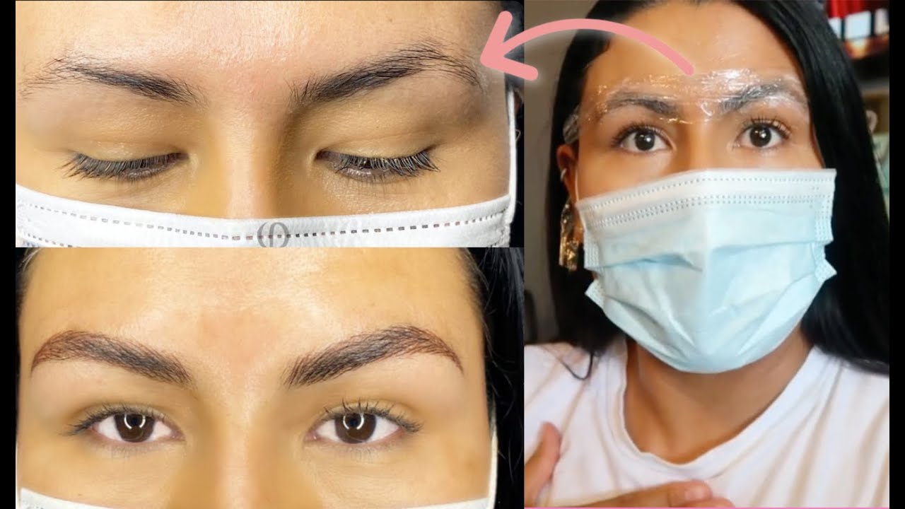 AL FIN me hice el Microblading de cejas| Me tatùe las Cejas y les ...