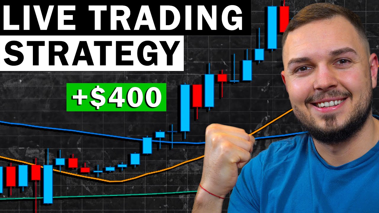 Live Trading Forex: Easy $400+ In Seconds | Moving Average Strategy ...