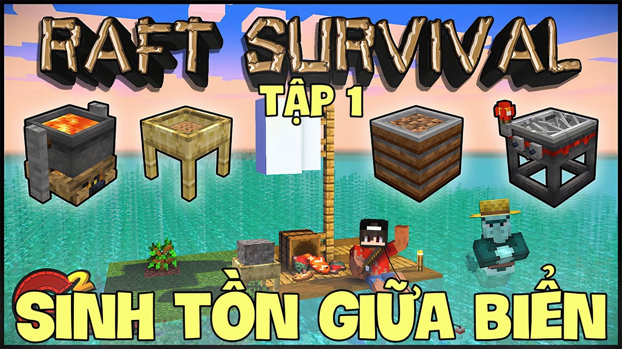 KAYYXD THỬ THÁCH SINH TỒN GIỮA BIỂN KHƠI NGUY HIỂM TRONG MINECRAFT*SINH ...