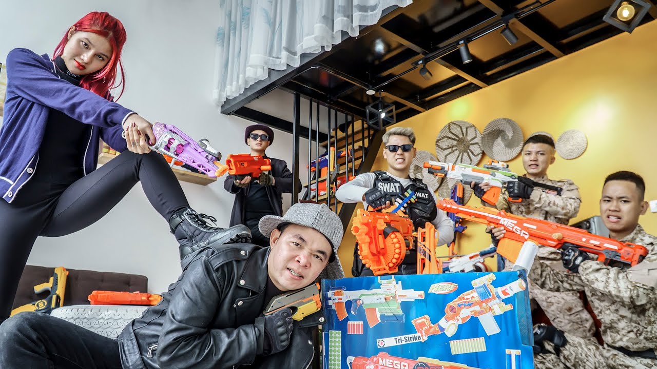 Nerf Guns War : SEAL TEAM Nerf Guns Fight Dangerous Criminal Group ...